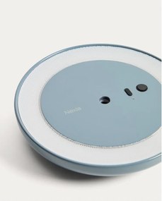 Modré LED stmívatelné závěsné svítidlo s kovovým stínidlem ø 16 cm Porte – Kave Home