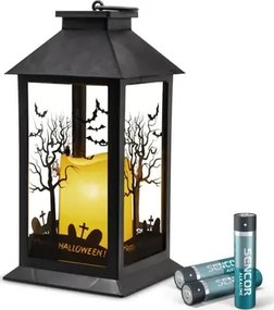 RETLUX RHW 008 Černá lucerna 1 LED 3000K - teplá bílá