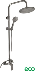 Slezák - RAV Sprchový komplet se směšovací baterií NIL - NL182.5/5-43MGK, Metal Grey kartáčovaná