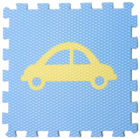VYLEN Minideckfloor s autem Barevná kombinace: Světle šedý s bílým autem