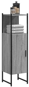 Petromila Koupelnová skříňka šedá sonoma 33x33x120,5 cm kompozitní dřevo