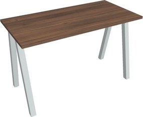 Kancelářský pracovní stůl Hobis UEA 1200, bílá RAL 9016, deskaakát