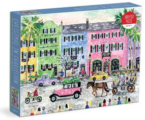 Galison Puzzle Michaela Storrings Vánoce v Charlestonu 1000 dílků