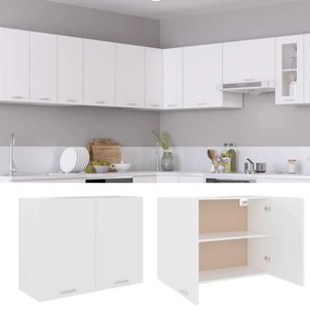 Horní Skříňka Lyon 80X31X60 Cm Kompozitní Dřevo Bílá
