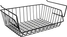 MSV závěsný košík černý / Košík / ocel / 40 x 27 x 17,5 cm