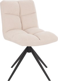 Home Deluxe Jídelní židle Noda, 2 kusy (Krém na pupeční šňůru)