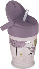 Lovi hrneček se slámkou Lovely Girl - Junior, 12m+,  růžový/bordo, 250ml