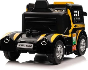 LEAN CARS Elektrické autíčko Mercedes XMX622, LED světla, dálkové ovládání, žluté