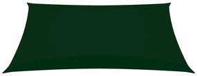 vidaXL Stínící plachta oxfordská látka obdélníková 4x6 m tmavě zelená