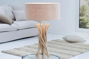 Designová stolní lampa Casablanca / přírodní