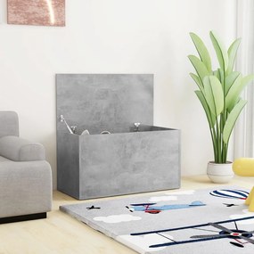 Úložná truhla betonově šedá 84 x 42 x 46 cm kompozitní dřevo - Default Title