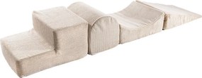 Béžové pěnové hřiště 4 ks výška 30 cm 45x193 cm – Meowbaby