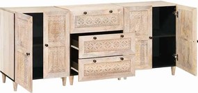 Servírovací skříň 3 ks 180 x 33,5 x 75 cm Bílá 3310071