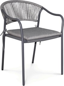 Autronic Zahradní židle AZC-L1352 GREY Barva: Šedá