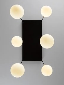 Satina zlato-černo-bílý moderní lustr Savoy