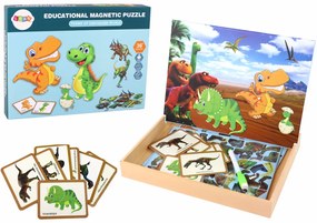 RKToys Sada magnetických puzzlí s dinosaury
