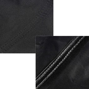 Krycí obal na gril Toboli – 132 × 66 × 109 cm, černá (63484)
