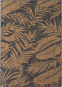 Černý/hnědý vnitřní a venkovní koberec 140x200 cm Mira 1451 – Ayyildiz Carpets