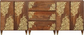 Sada koupelnových skříněk 3 ks 180 x 33 x 75 cm 3310146