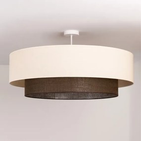 Brilagi - LED Přisazený lustr BOHO STYLE 3xE27/15W/230V pr. 80 cm krémová/hnědá