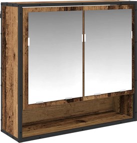 Sada koupelnového nábytku 2 ks Staré dřevo 65 x 33 x 60 cm 3402554