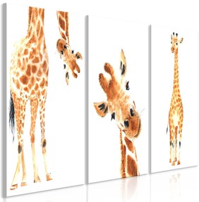Obraz - Funny Giraffes (3 Parts)