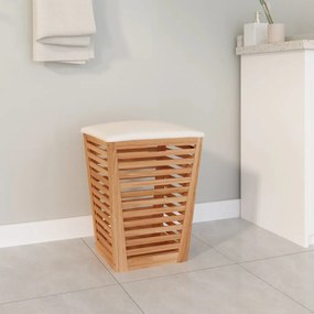 vidaXL Koupelnová stolička 40,5 x 40,5 x 56 cm masivní ořechové dřevo [350352]