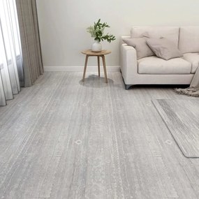 Samolepicí podlahové desky 55 ks PVC 5,11 m² šedé,  324675