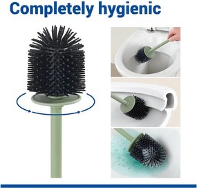 Zelená keramická WC štětka Fablo – Wenko