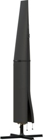 Kryt Slunečník/Závěsný slunečník antracitová Ø350cm