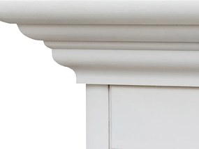 Bílý nábytek Komoda Belluno Elegante 3.3, dřevěná, bílá, masiv, borovice