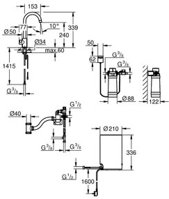 Výpusť s bojlerem stojánková GROHE RED MONO 30085001