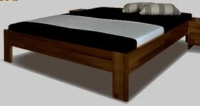 Masivní postel Uni, bez zadního čela