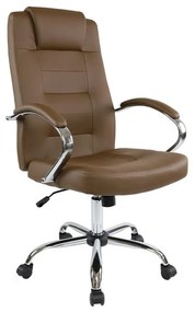 Dalenor Kancelářská židle Slash, syntetická kůže, hnědá