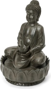 Tchibo - Zahradní fontána Buddha - barva: šedá