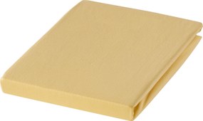 XXXLutz ELASTICKÉ PROSTĚRADLO, jemný žerzej, žlutá, 150/200 cm Estella - Prostěradla - 004142012922
