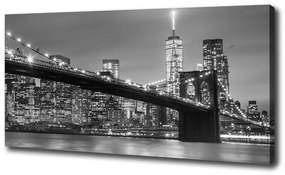 Wallmuralia Foto obraz na plátně do obýváku New York noc 100x50