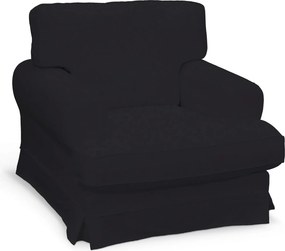 Potah na křeslo IKEA Ekeskog barva černá látka pletený vzor