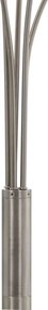 Stojací lampa 200 cm 5 x E14 stříbrná 282417
