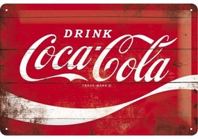Plechová cedule Coca-Cola - Logo Classic, (30 x 20 cm)