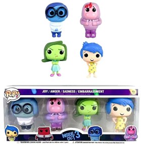 Postavičky Funko POP V hlavě 2 (Inside Out 2) Varianty: B) sada 4 ks