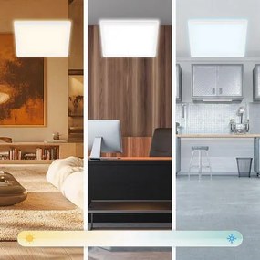 LED svítidlo BRILONER Tava A 29,3x29,3cm 11W stmívatelné CCT bílé 3885016