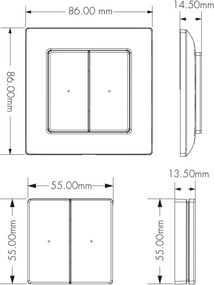T-LED 069151 Ovladač dimLED OV HT2K bílý
