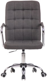Kancelářská židle Ikast - látkový potah | tmavě šedá