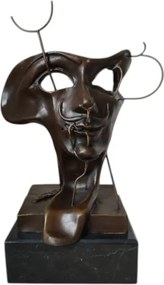 Salvador Dalí - Autoportrét - Bronzová socha