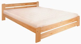 Drewmax Dřevěná postel 140x200 LK118 borovice