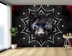 Malvis ® Tapeta Panter s mandalou Vel. (šířka x výška): 144 x 105 cm