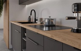 ARIA pi | horní regál 15 G-90 OTW s policemi | VYSOKÝ | 15 cm | antracit