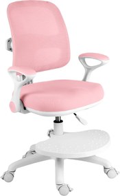 Dětská rostoucí židle Neoseat JUNI 020 — látka, pratelný potah, růžová