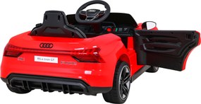 Ramiz Elektrické autíčko Audi RS E-Tron GT pro děti červené + dálkové ovládání + pohon 4x4 + rádio MP3 + LED + EVA